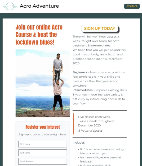 Acro Adventure – WildDesign
